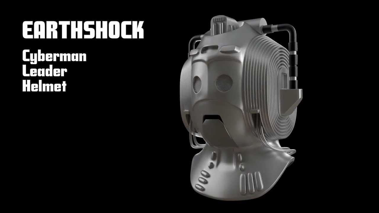 Cyberman Earthshock Helmet - YouTube