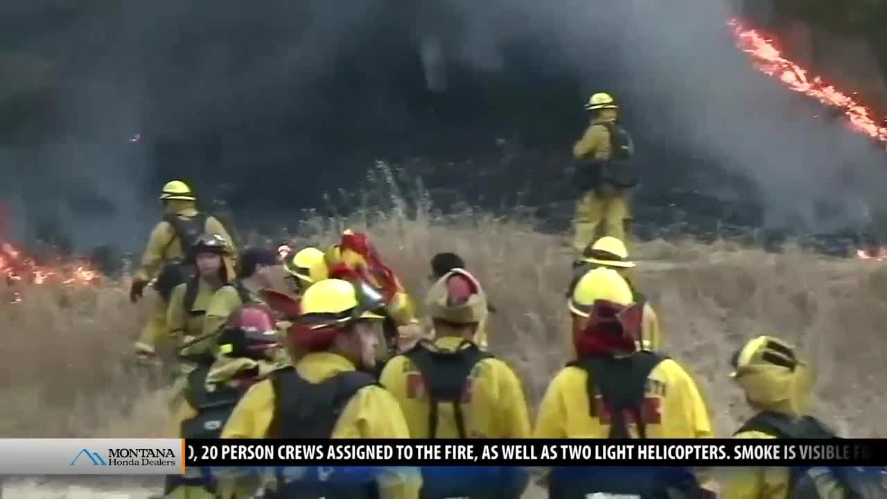 Wildfires rake California - YouTube