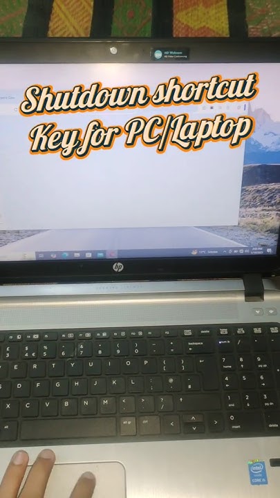 Laptop Shutdown Shortcut Key How To Power Off Pc Video Pc Shorts Hack Youtube