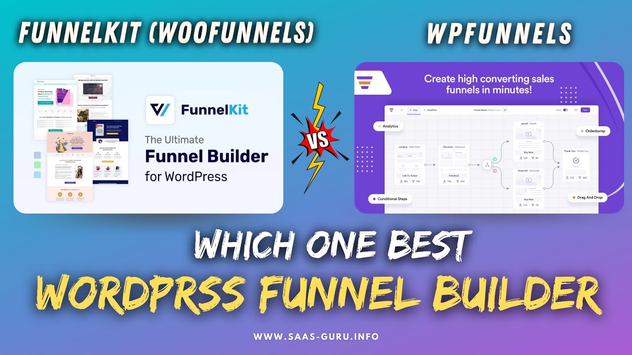 WPfunnels vs FunnelKit/WooFunnels - Which one Best WordPress Funnel Builder? - YouTube
