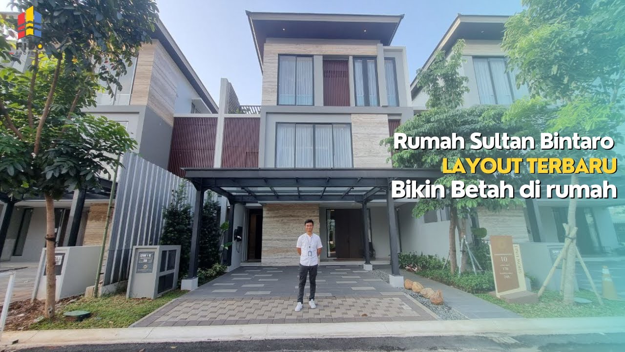 Rumah Sultan Bintaro| Layout Terbaru Semakin Luas| 10x17 - YouTube