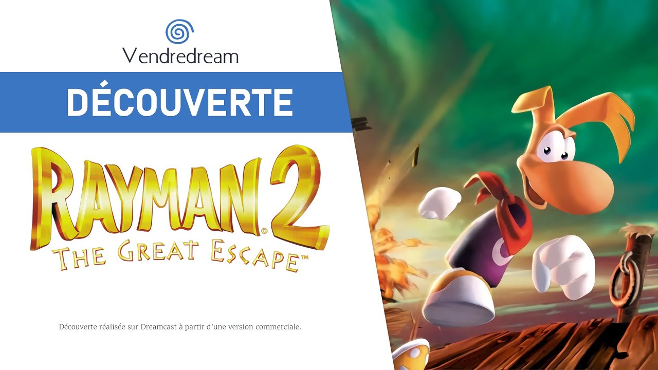 Rayman 2: The Great Escape | 1 h de gameplay sur Dreamcast. Une ...