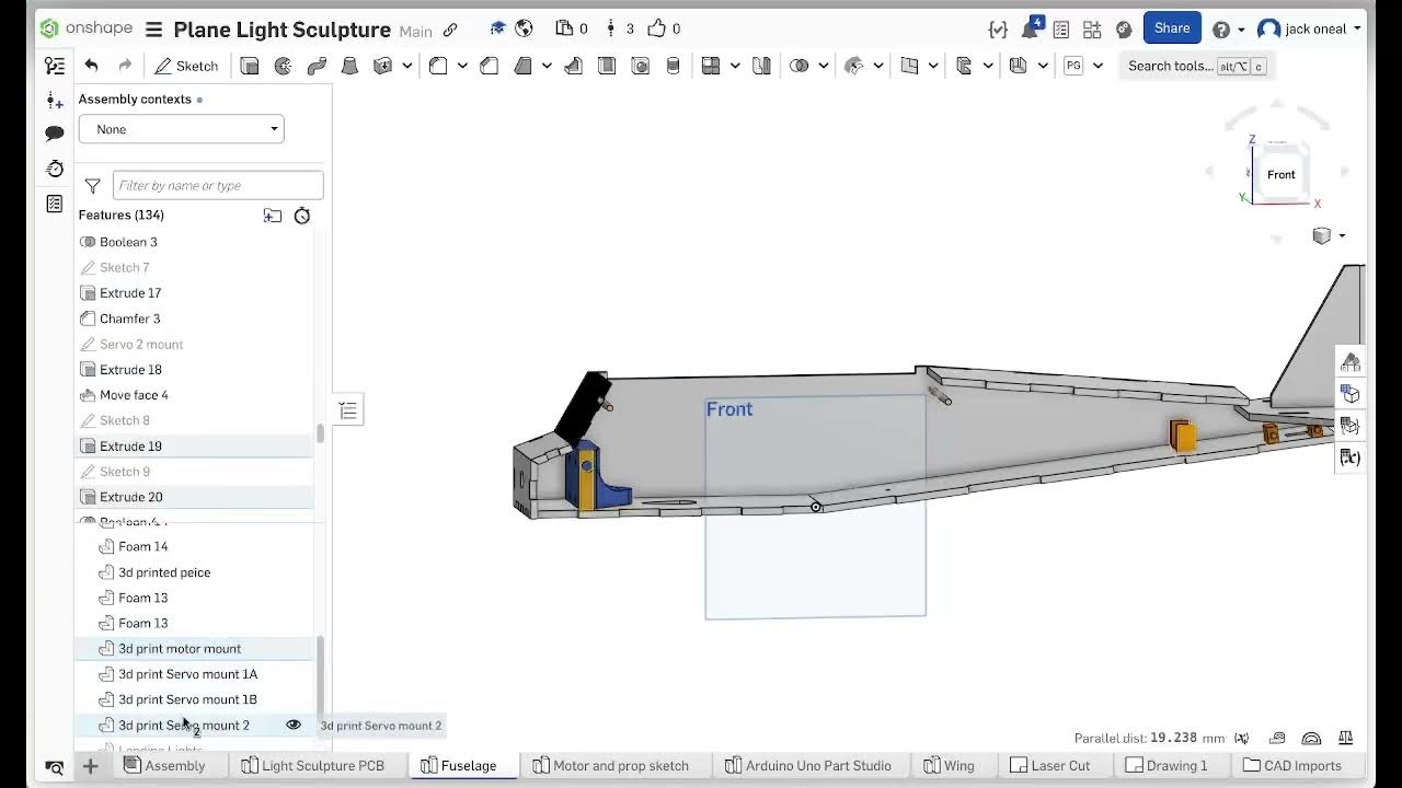 How to export an STL in onshape for 3d printing - YouTube