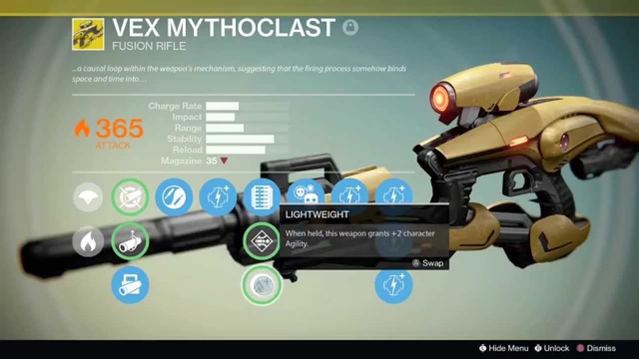 DESTINY :: YEAR ONE Weapons Show & Dismantle! (Vault of Glass Edition ...