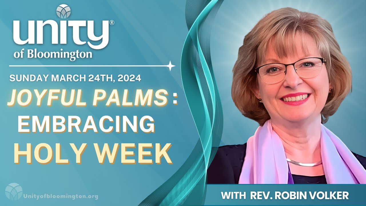 'Joyful Palms: Embracing Holy Week', with Rev. Robin Volker - YouTube