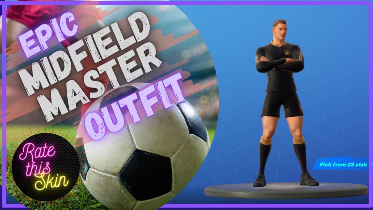 Midfield Master Skin [Epic] Outfit Fortnite - YouTube
