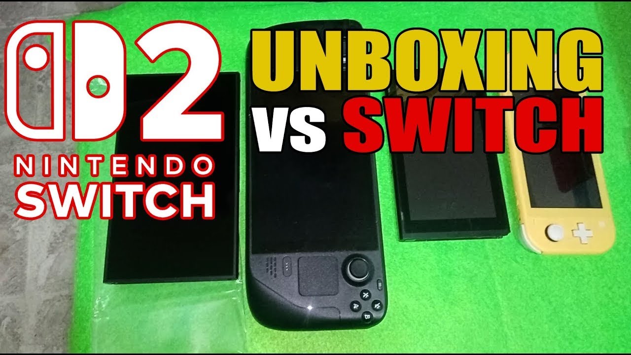 Unboxing de Nintendo Switch 2. COMPARACIÓN con Switch. - StarGin Games ...
