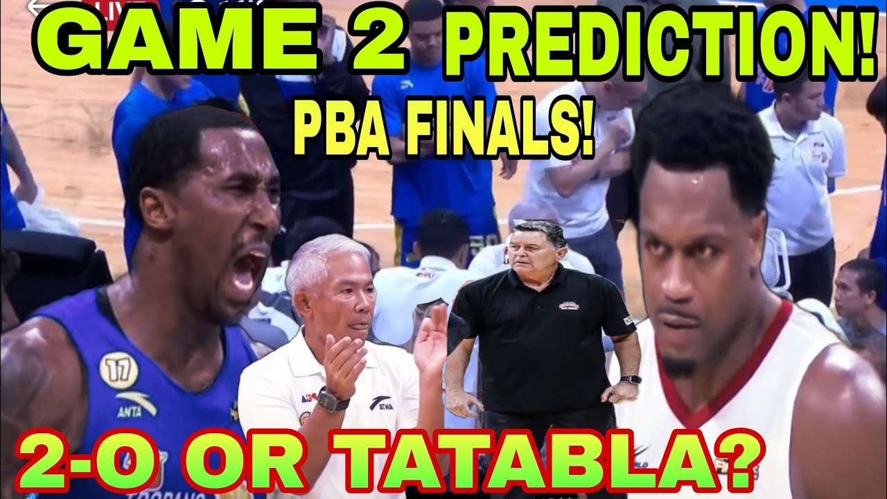 PBA FINALS, GAME 2 PREDICTION, TATABLA BA ANG GIN'S, OR 2-0 NA TNT?? - YouTube