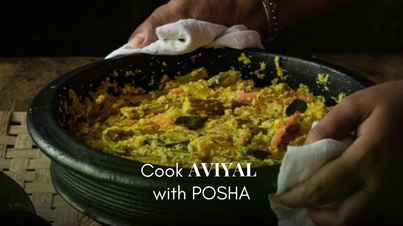Cooking Robot Makes Aviyal | അവിയൽ Recipe | Posha Kitchen Robot ...