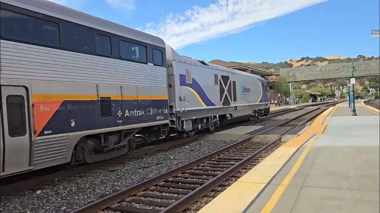 Amtrak Capitol Corridor #733 at Martinez Station with CDTX #2104 SC-44 and #8304 Cab Car #amtrak ...
