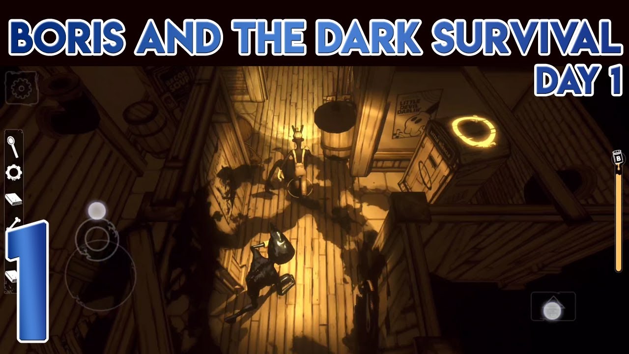 Boris and the Dark Survival Day 1 - Gameplay Walkthrough Part 1 - YouTube