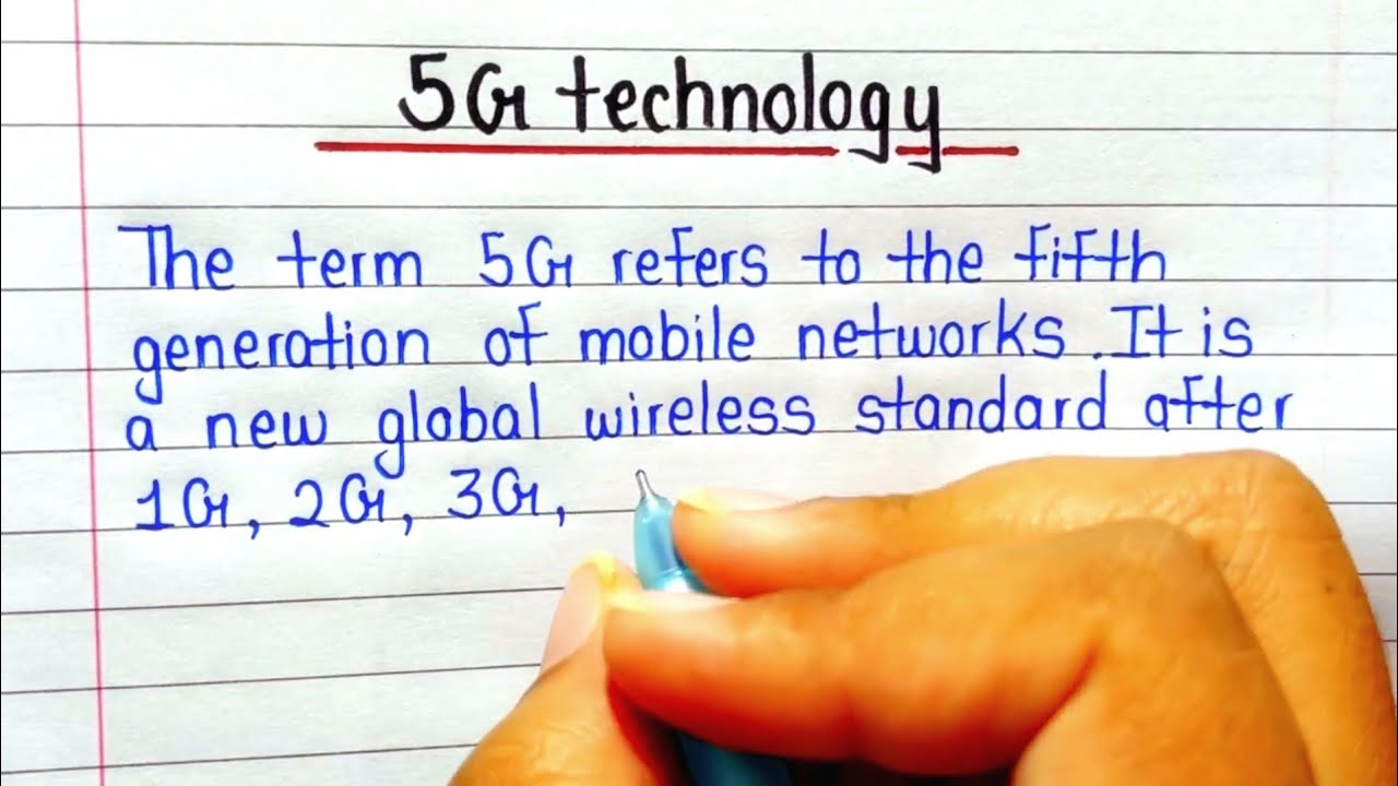 Essay on 5G Technology | Essay writing for kids | Basic Grammar - YouTube