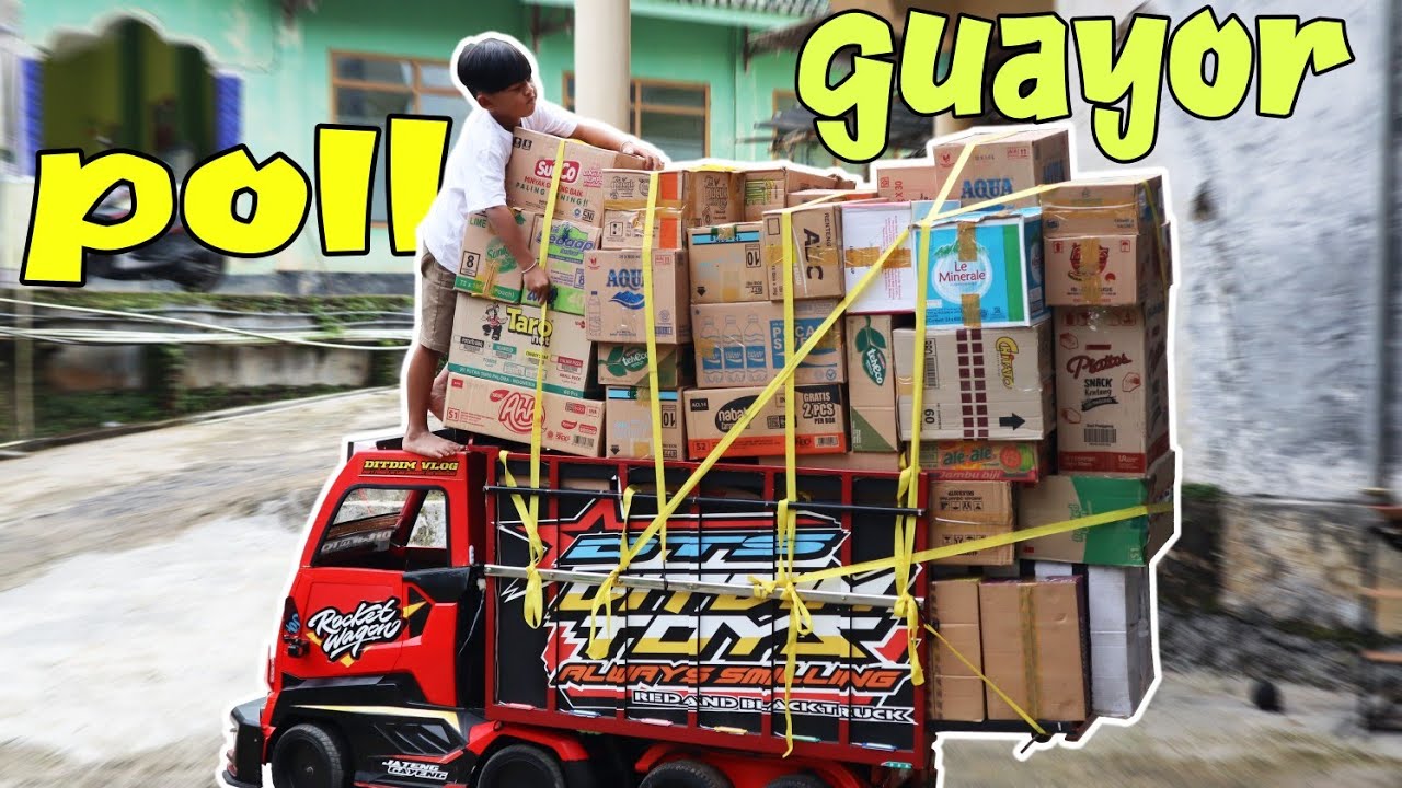 muatan kardus full gayor di truk ditdim dan kamera dalam kabin - YouTube