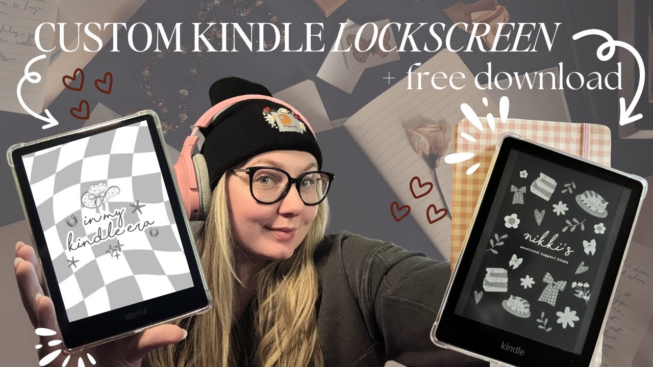 💌 CUSTOM KINDLE LOCKSCREEN TUTORIAL + Free Kindle Lockscreen download 📖 ...