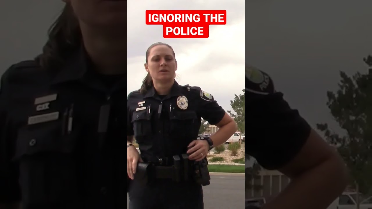 IGNORING THE POLICE. #ytshorts #shorts #shortsvideo #police #johnny50 ...