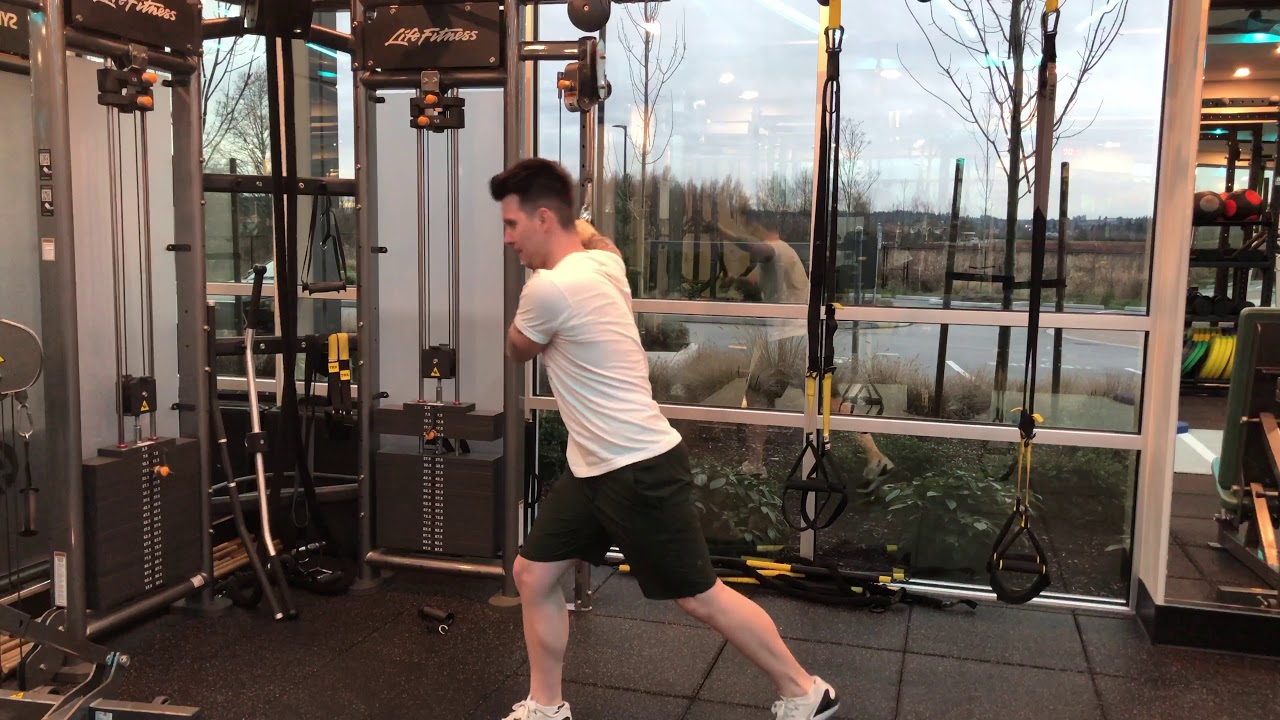 Standing Inline Cable Chop - YouTube