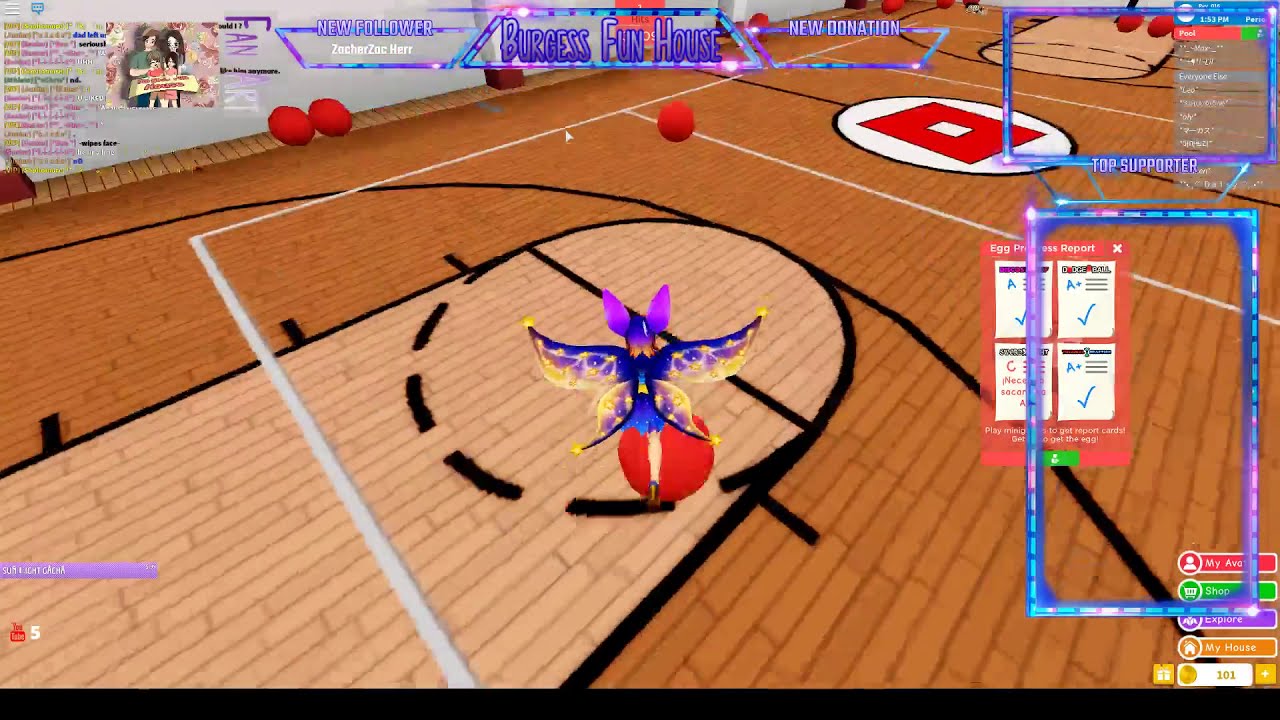 Burgess Fun House Streaming LIVE on Roblox - YouTube