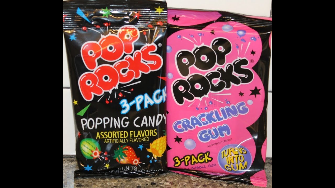 Pop Rocks: Watermelon, Tropical Punch, Strawberry & Crackling Gum ...