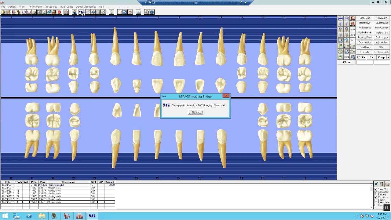 Accessing Mipacs X Ray Software from Dentrix Enterprise - YouTube