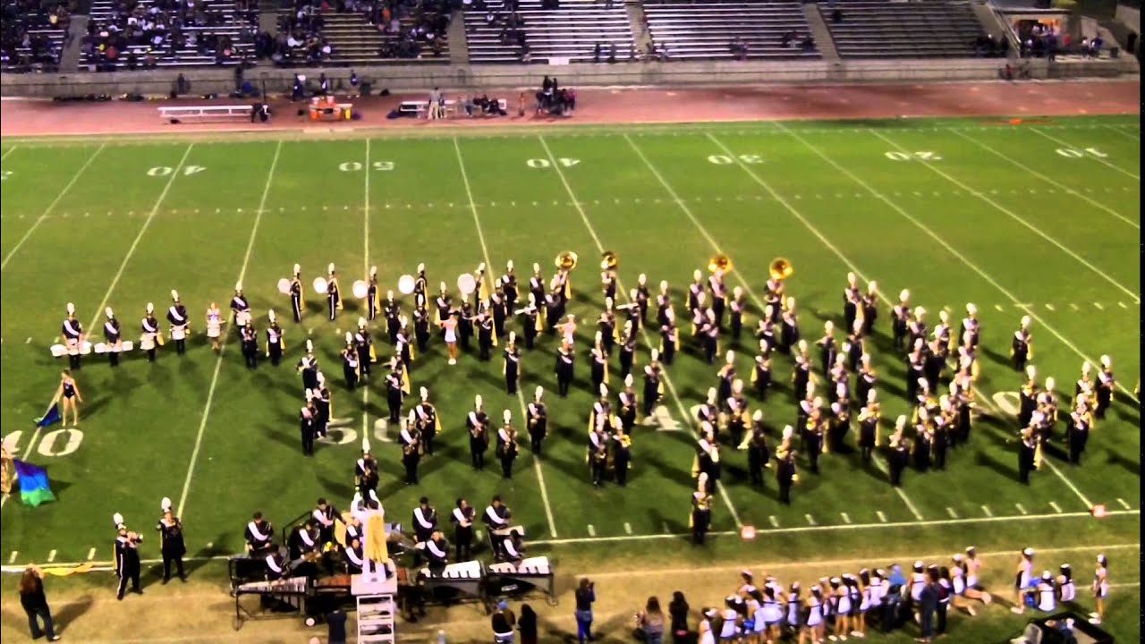 Redwood Ranger Marching Band & Color Guard 9-26-2014 - YouTube