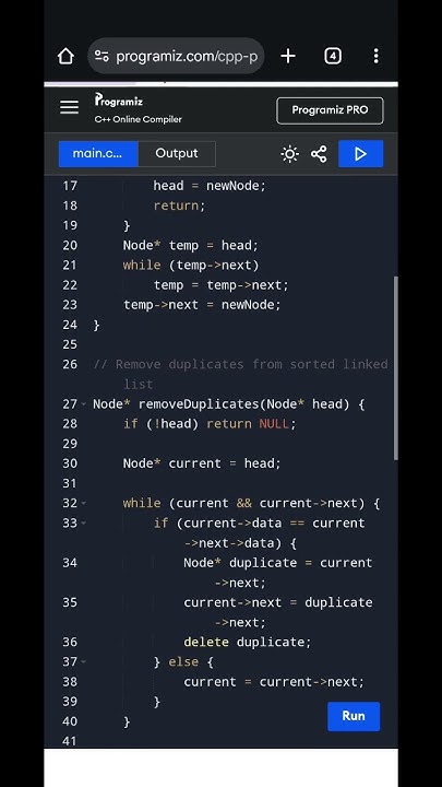 🧹 Remove Duplicates from Sorted Linked List | C++ | In-Place Pointer ...