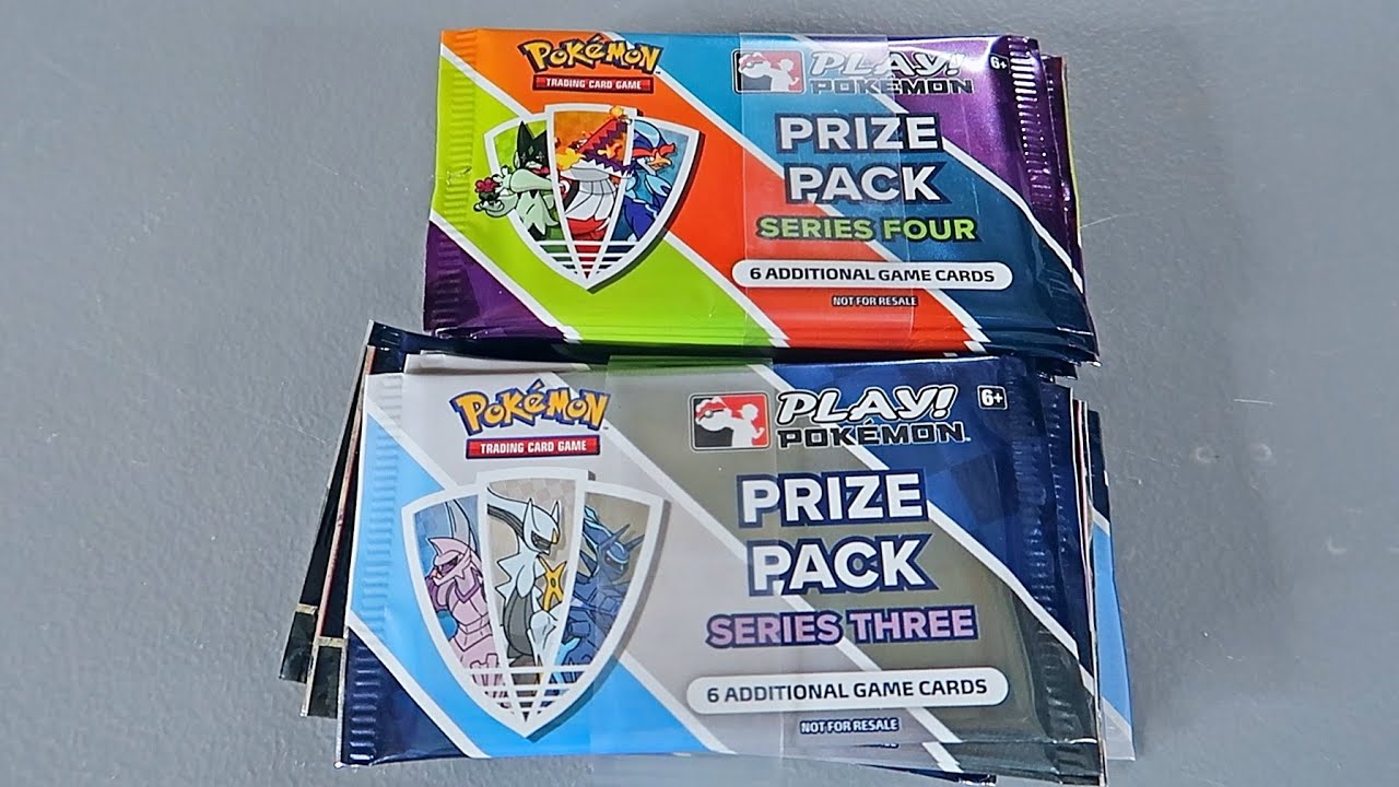 Pokémon Prize Pack Series 4 Vs Series 3 - YouTube