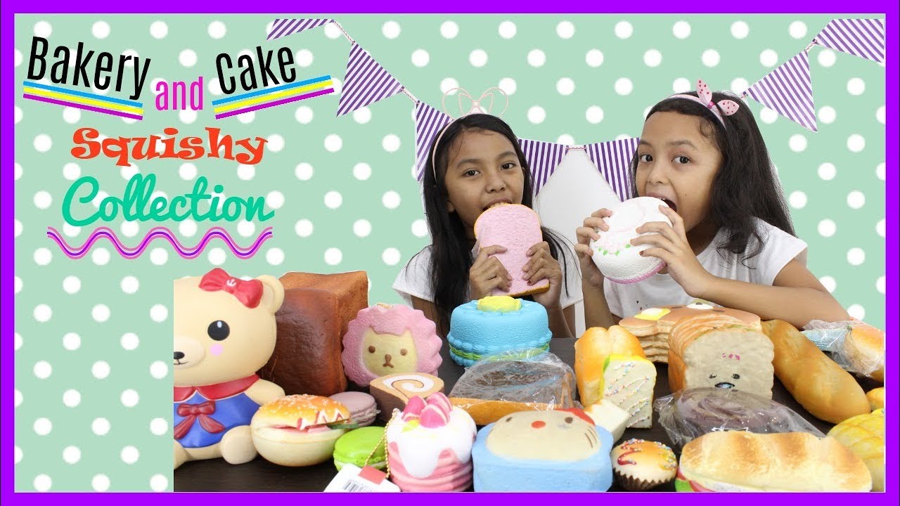 BAKERY AND CAKE SQUISHY COLLECTION - YouTube