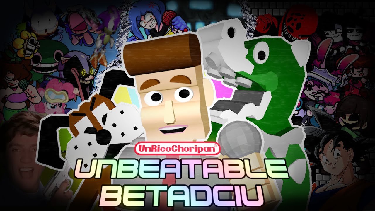 UNBEATABLE But Every Turn A Different Character Sings it -- FNF ...