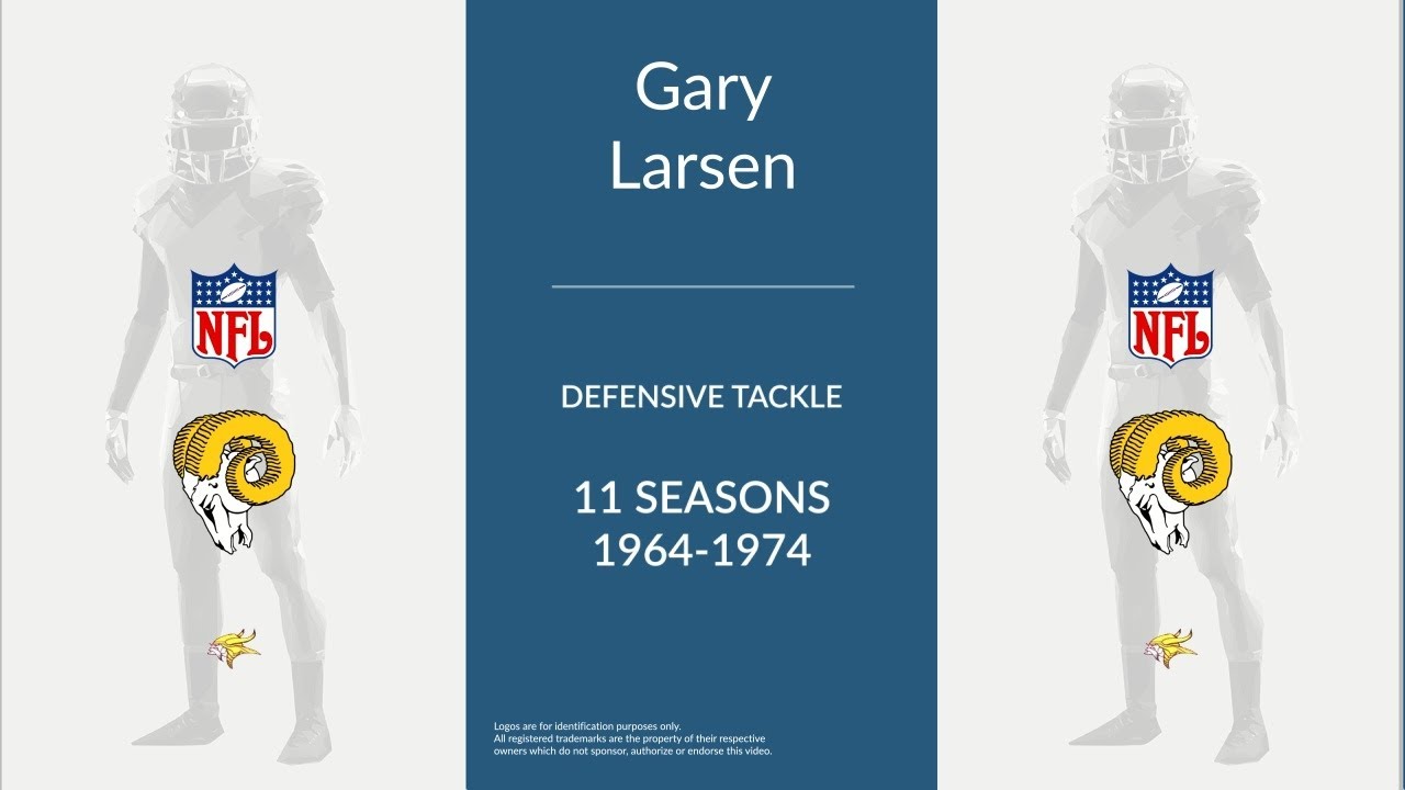 Gary Larsen: Football Defensive Tackle - YouTube