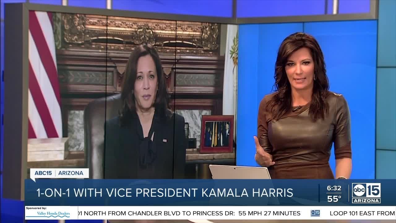 One-on-one interview with Vice President Kamala Harris - YouTube
