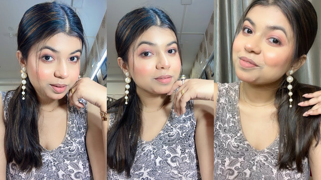 Glowing Glam Makeup Nabami Night Look| Durga Puja Makeup|Festive Makeup ...