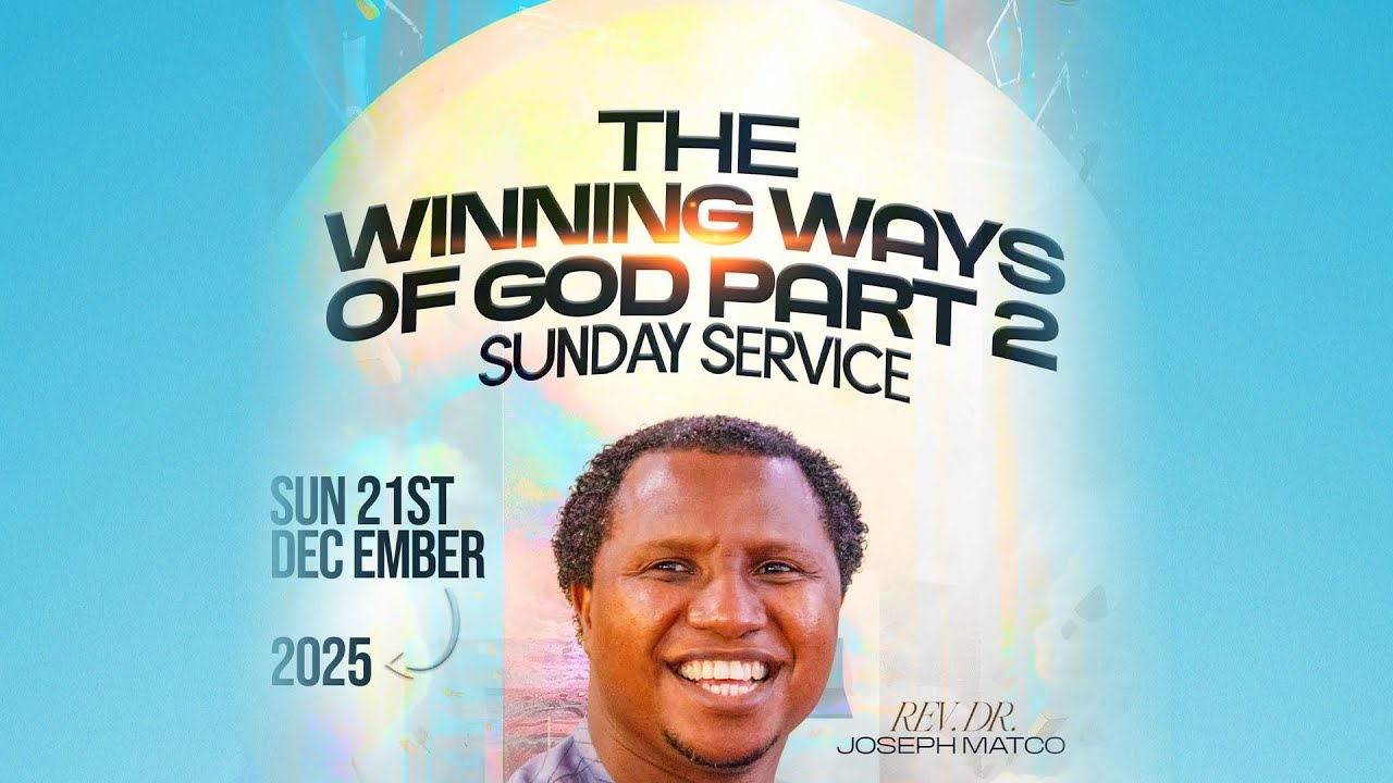 THE WINNING WAYS OF GOD (PART 1) || SUNDAY 1ST SERVICE || SUN 21ST DEC ...