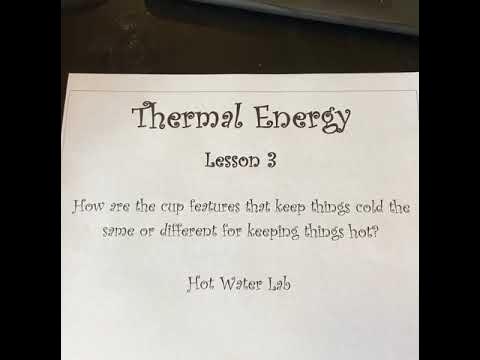 Openscied Thermal Energy Lesson 3 Lab - YouTube