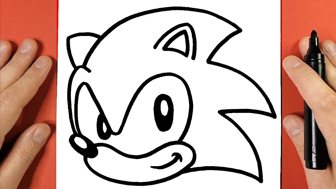 How to Draw Sonic | Easy Step by Step Sonic the Hedgehog Drawing ...