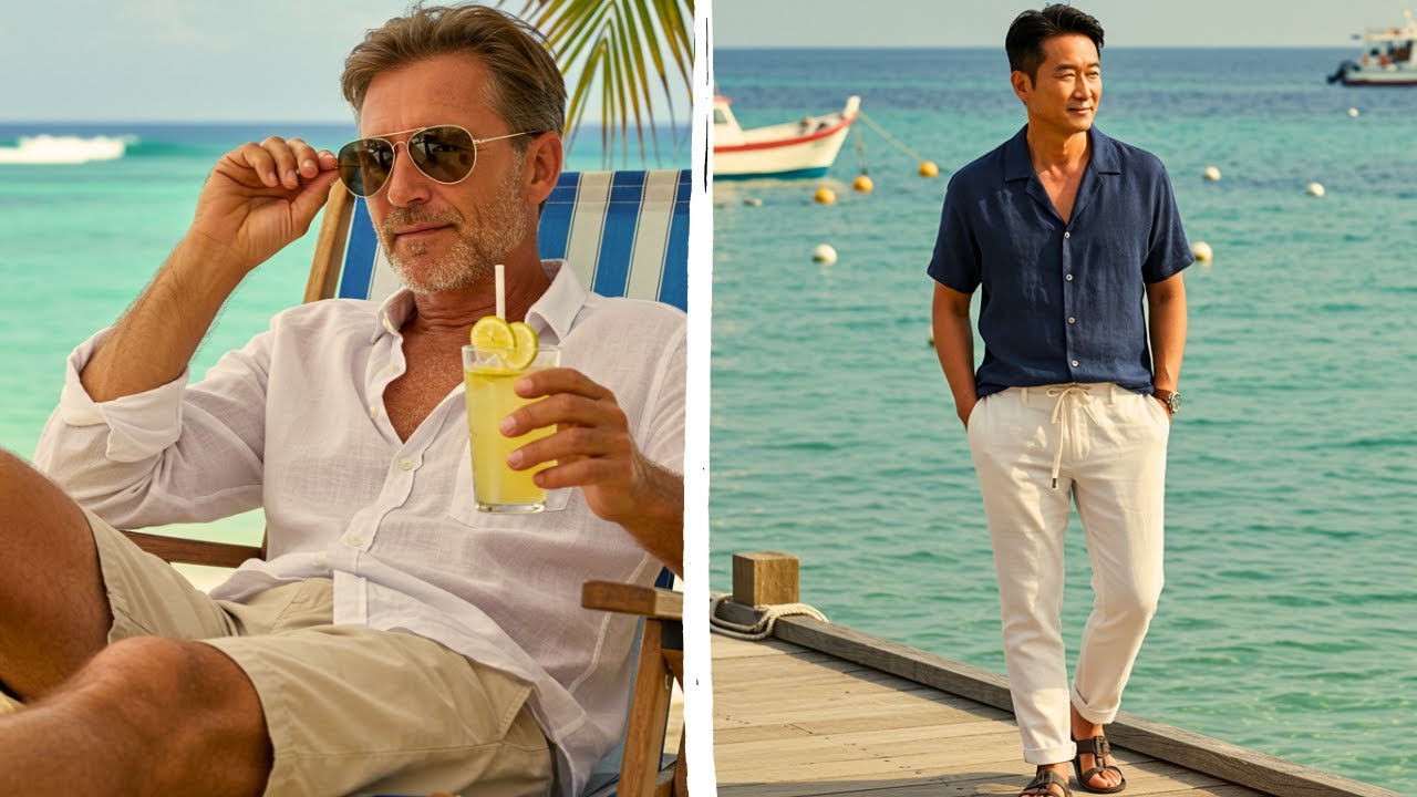 Summer Style Guide for Men Over 50: Beat the Heat with Class - YouTube