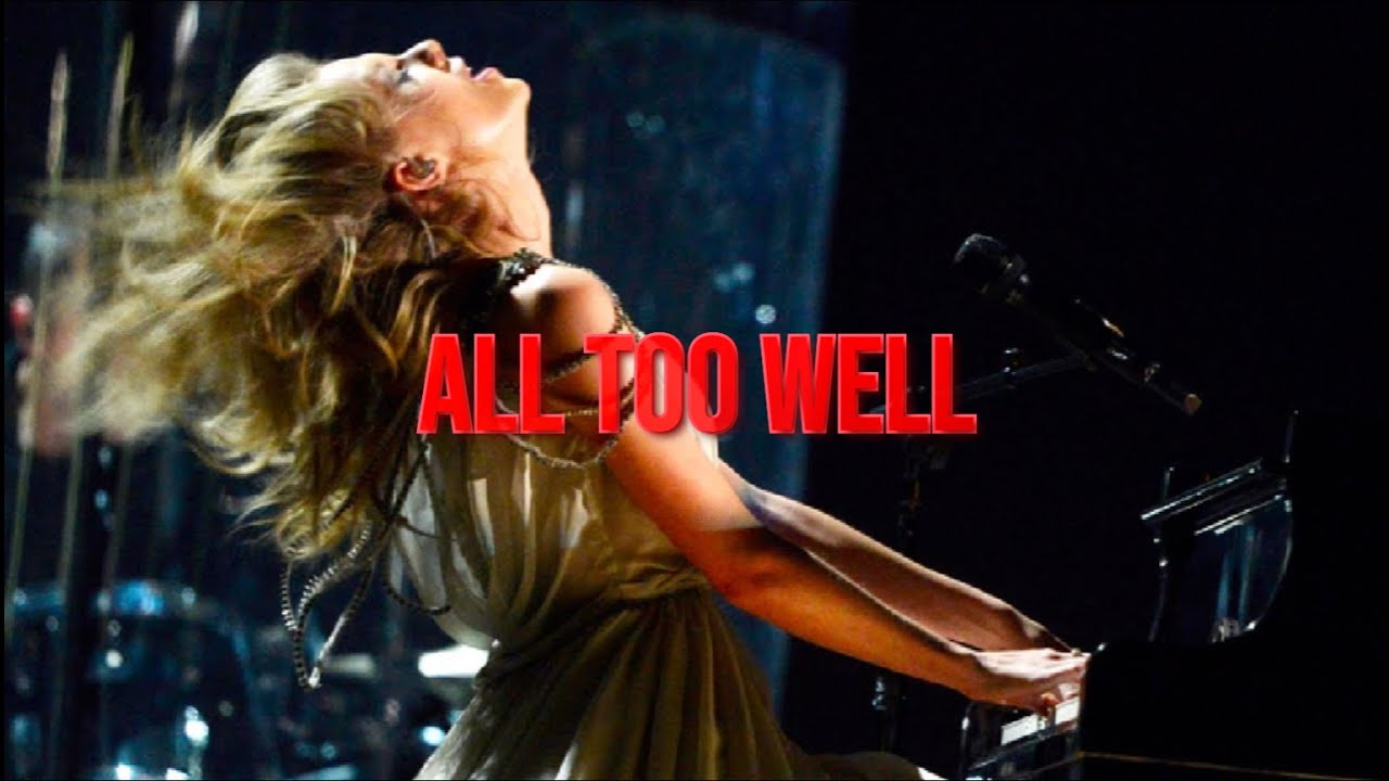 Taylor Swift - All Too Well (Lyrics) | Live at the Grammy 56th Awards ...