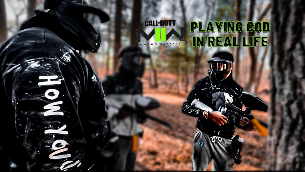 Playing Call Of Duty In Real Life😳😱 - YouTube