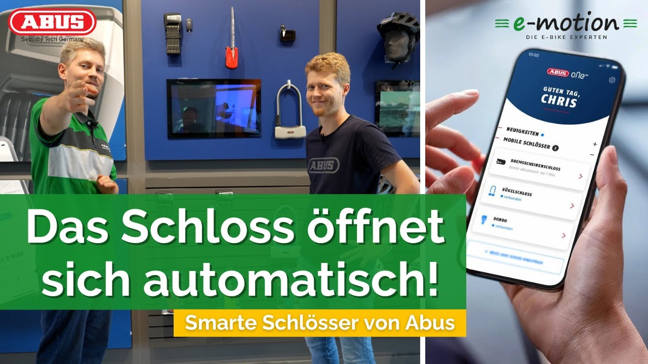 Abus smarte Fahrradschlösser 🔐 | Abus One Key Option erklärt | ABUS ...