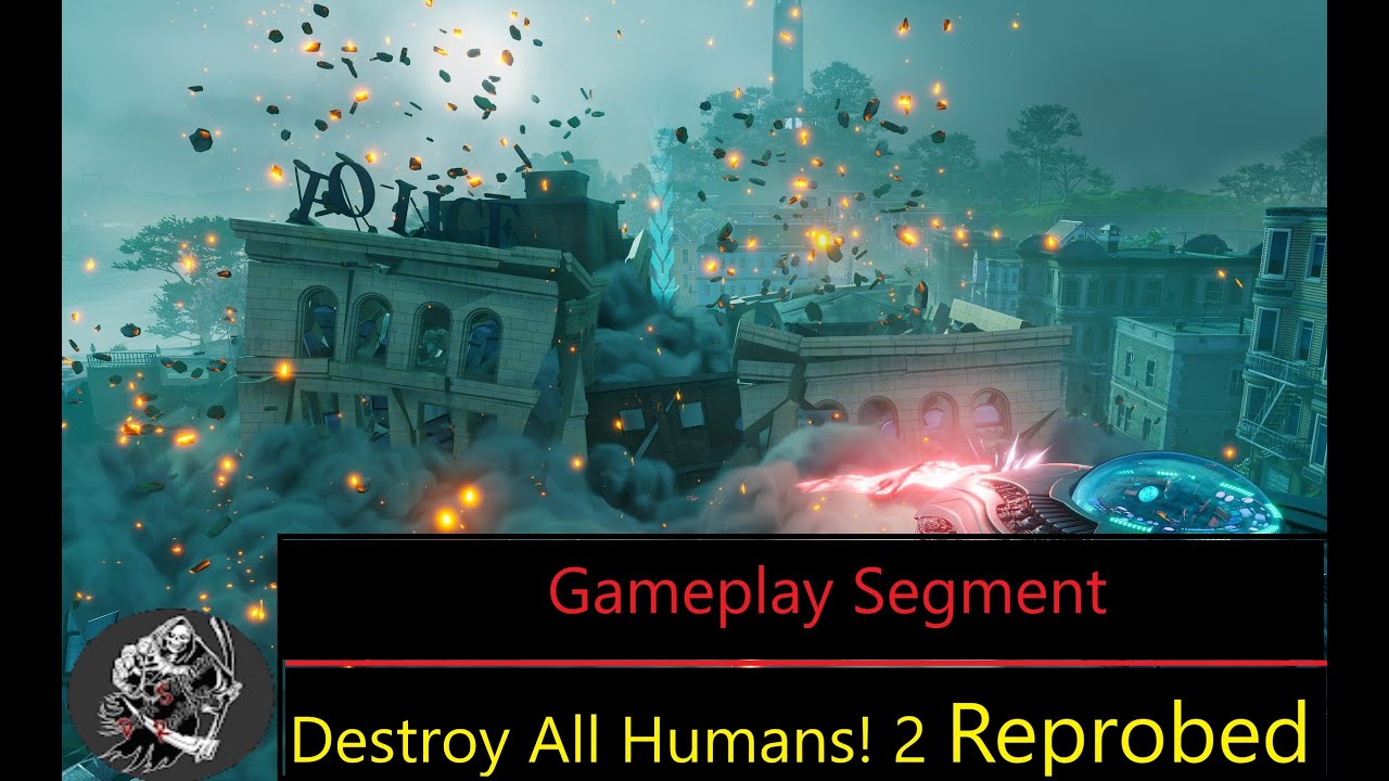 Destroy All Humans! 2 Reprobed Gameplay Segment - YouTube