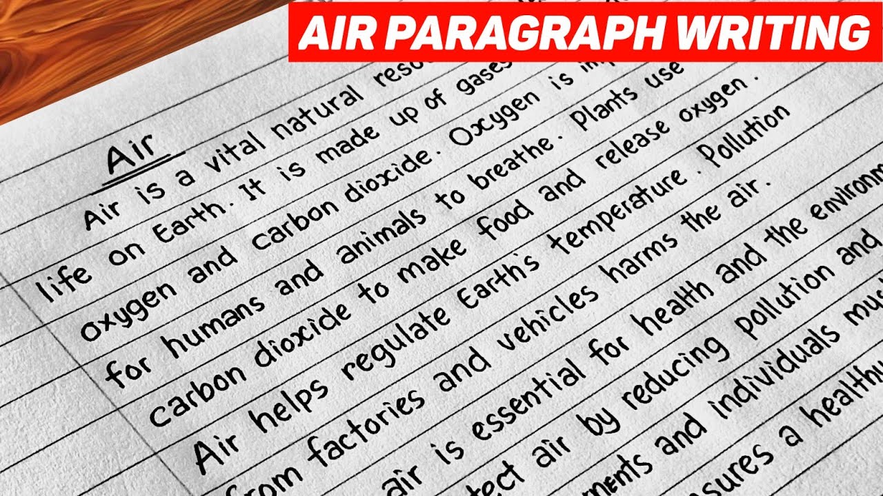 Paragraph On Air in English - YouTube