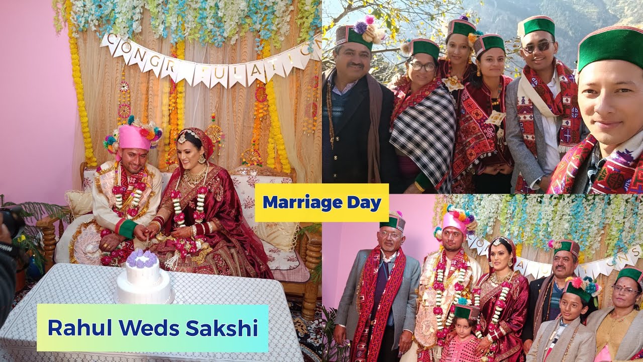 Rahul Weds Sakshi || Marriage Day || Roghi to Kupa || Part 2 ...