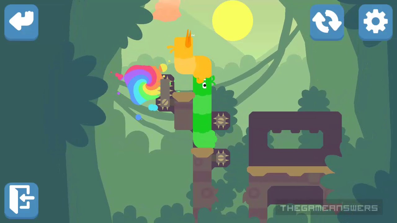 Snakebird Primer Level 54 Walkthrough - YouTube