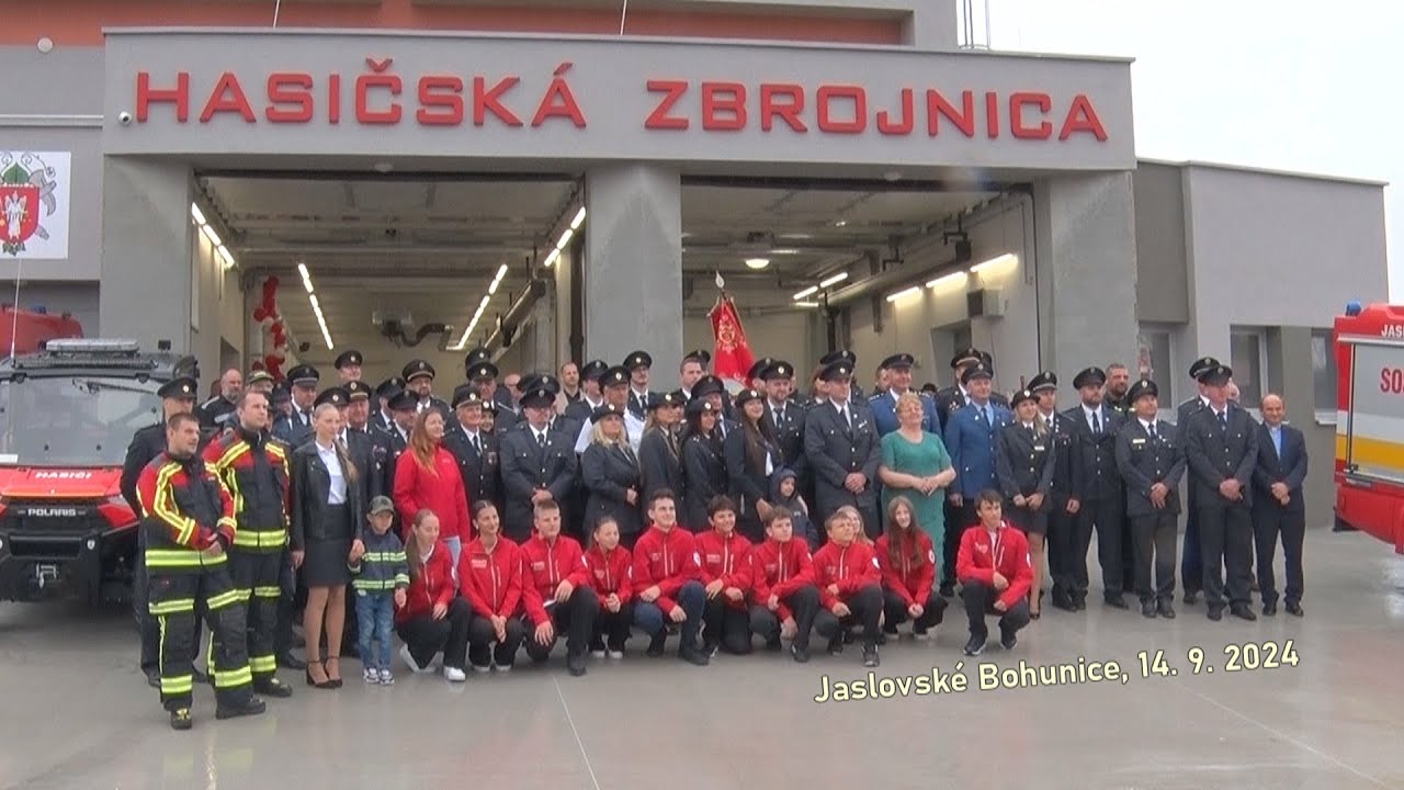 100 rokov DHZ Jaslovské Bohunice - slávnostné otvorenie novej hasičskej ...