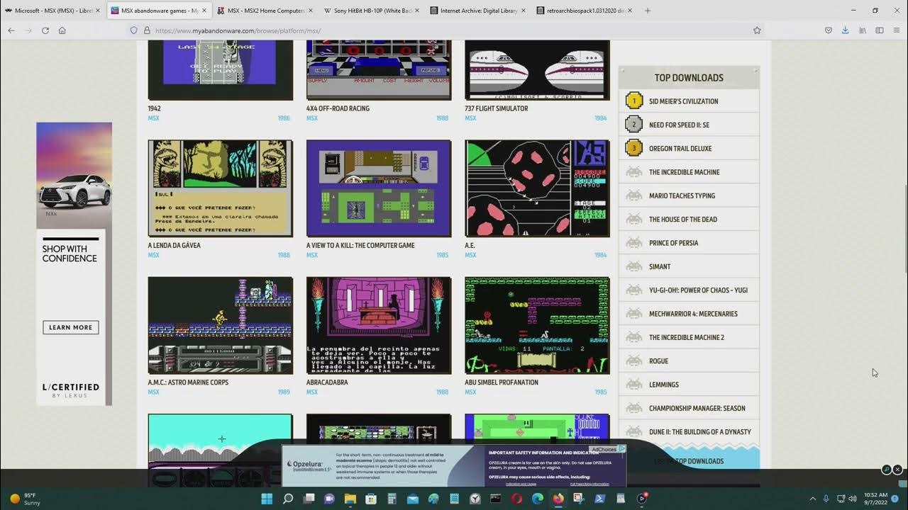 Retroarch: MSX Emulator Tutorial - YouTube