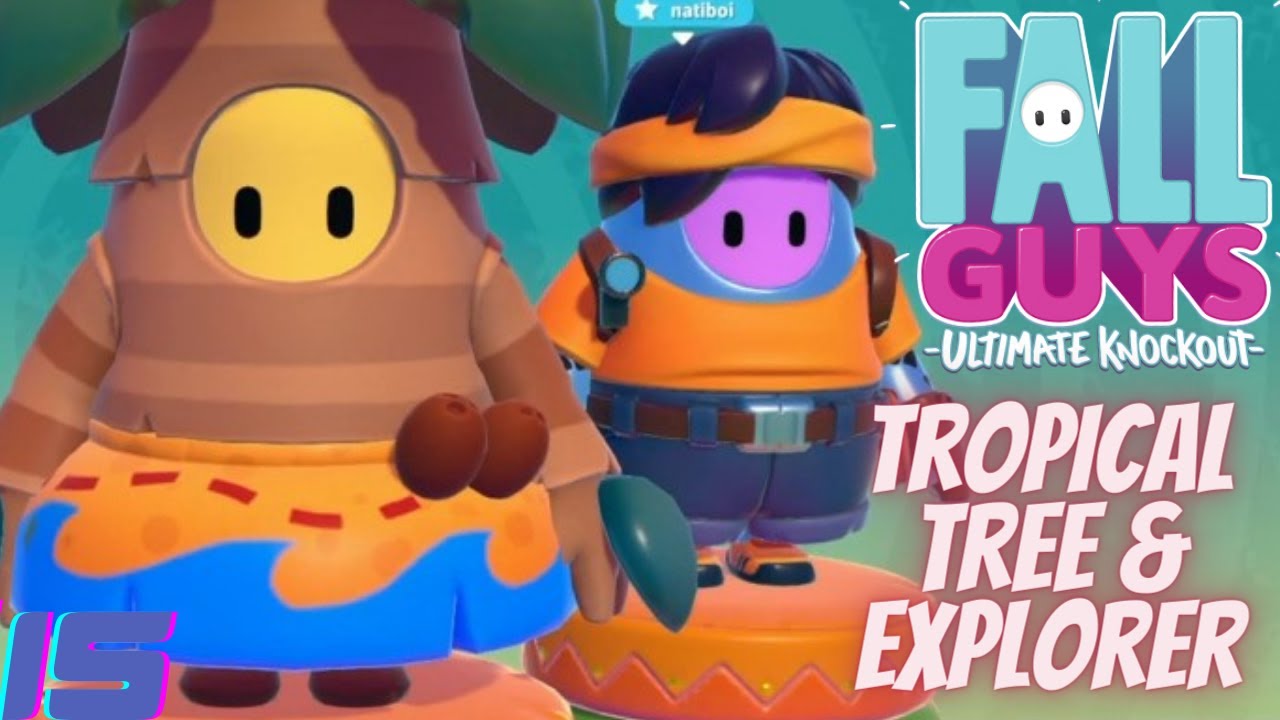 Fall Guys Ultimate Knockout Episode 15 "Tropical Tree & Explorer" - YouTube