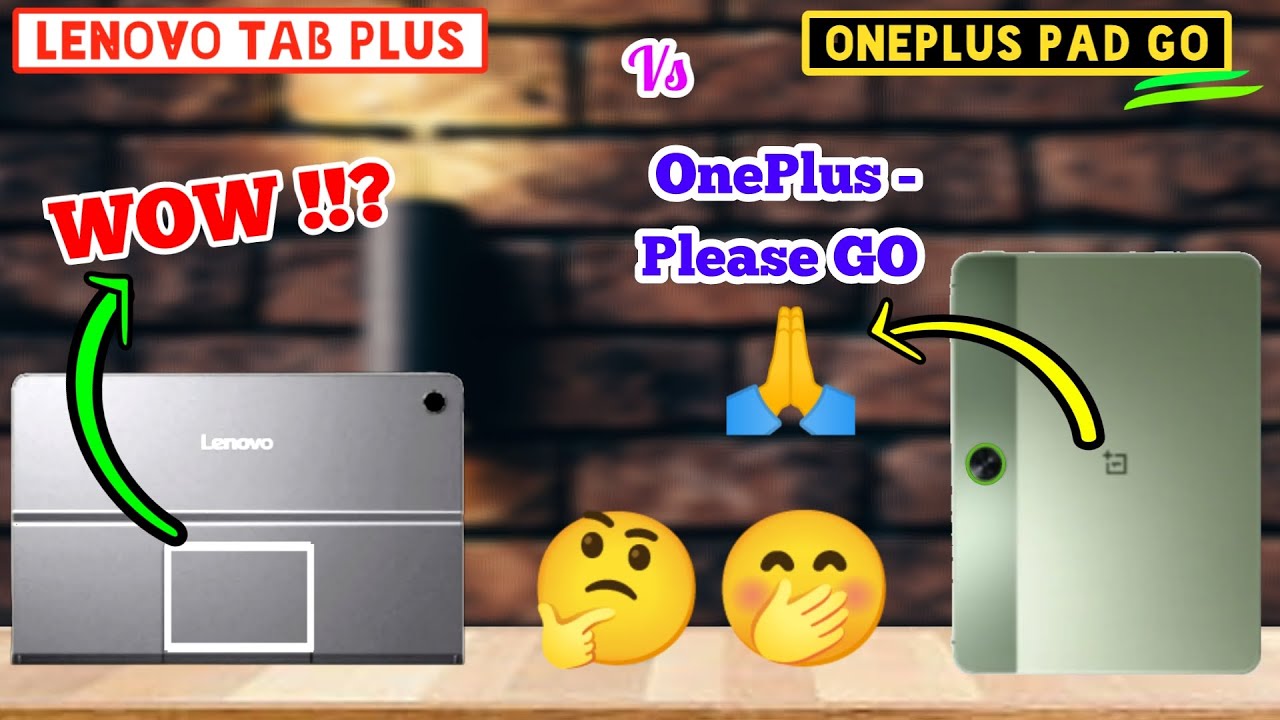 Lenovo Tab Plus vs OnePlus Pad Go Full Comparison in Hindi # ...