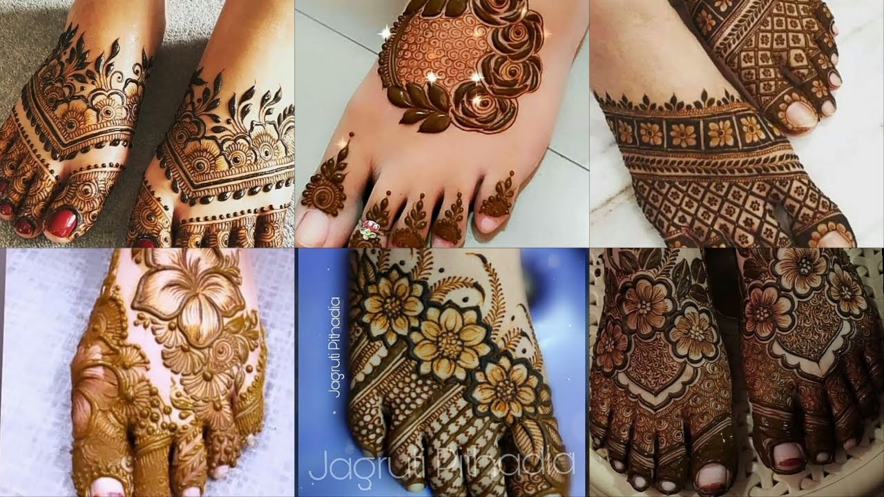 New Latest and Trendy Dubai feet Mehndi Designs Collection 2022 ...