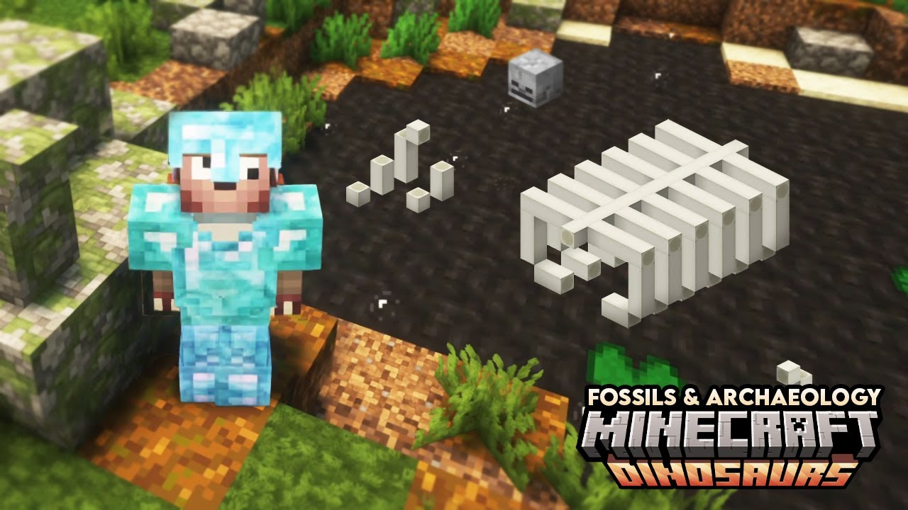 Excavating The TAR PIT! So Many New Fossils! (Minecraft Dinosaurs #16 ...