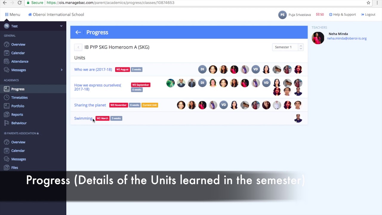 Managebac & OpenApply Parent Training - YouTube