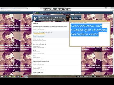 beni çekemeyenler şimdi de kendi kendime soru soruyorum diyolar reziller